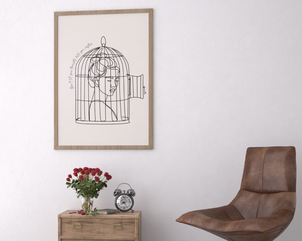 "Escape The Cage" Matte Wall Poster - Your Zen Growth